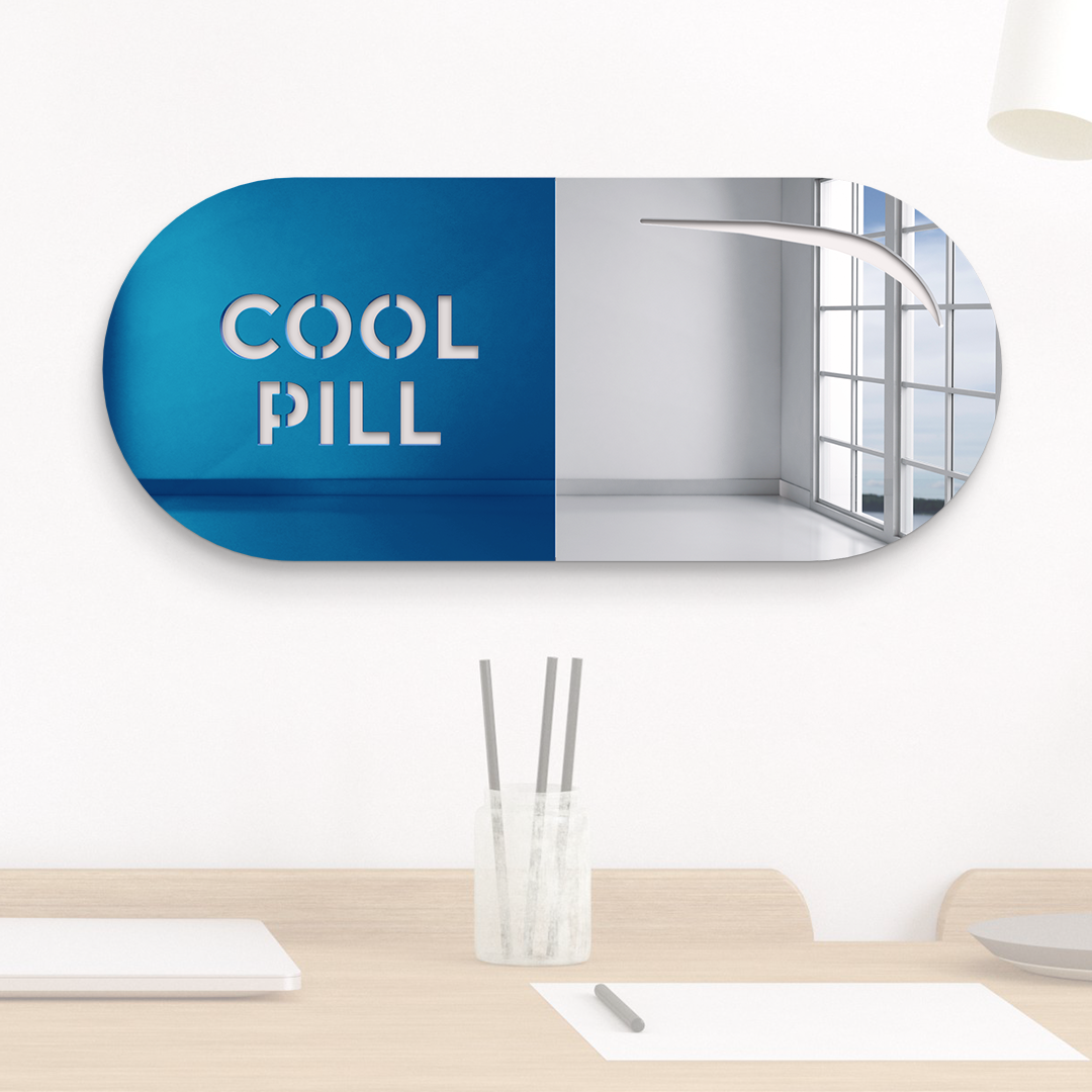 COOL PILLS WALL DECOR | PILL WALL MIRROR | COOL GIFT