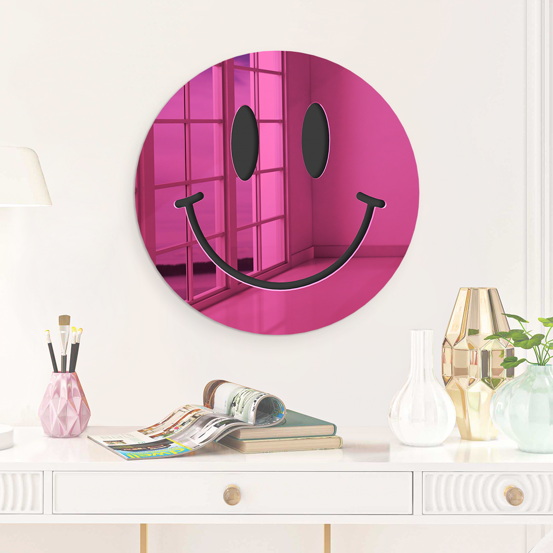 Happy Face Mirror Art | 4artworks