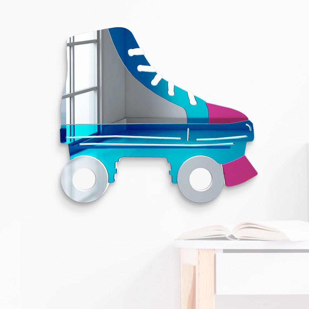 Vintage Roller Skates Decor | Wall Mirror | Cool Home Decor
