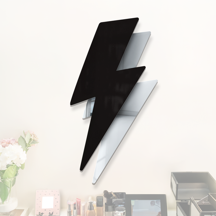 Lightning Bolt Mirror Wall Art | Thunderbolt Mirror | 4ArtWorks