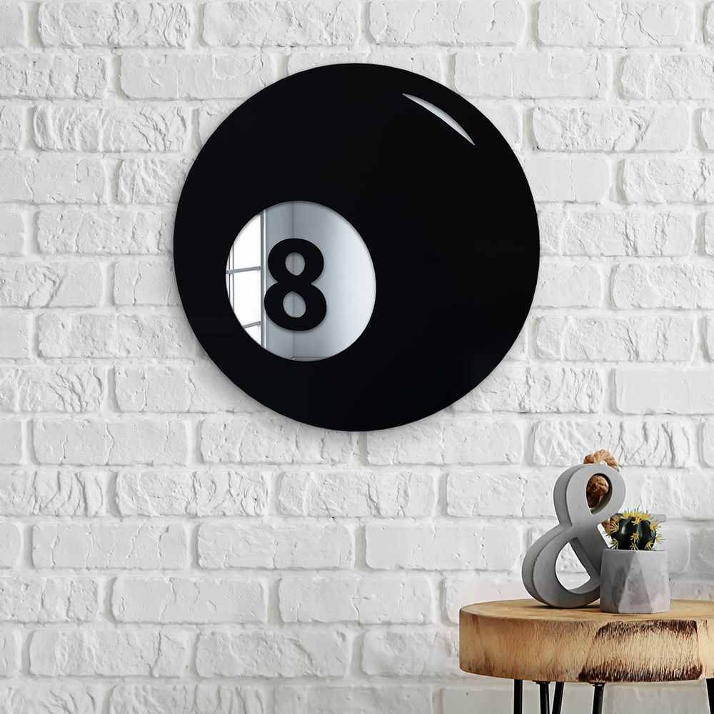 Magic 8 Ball 3D Wall Decor