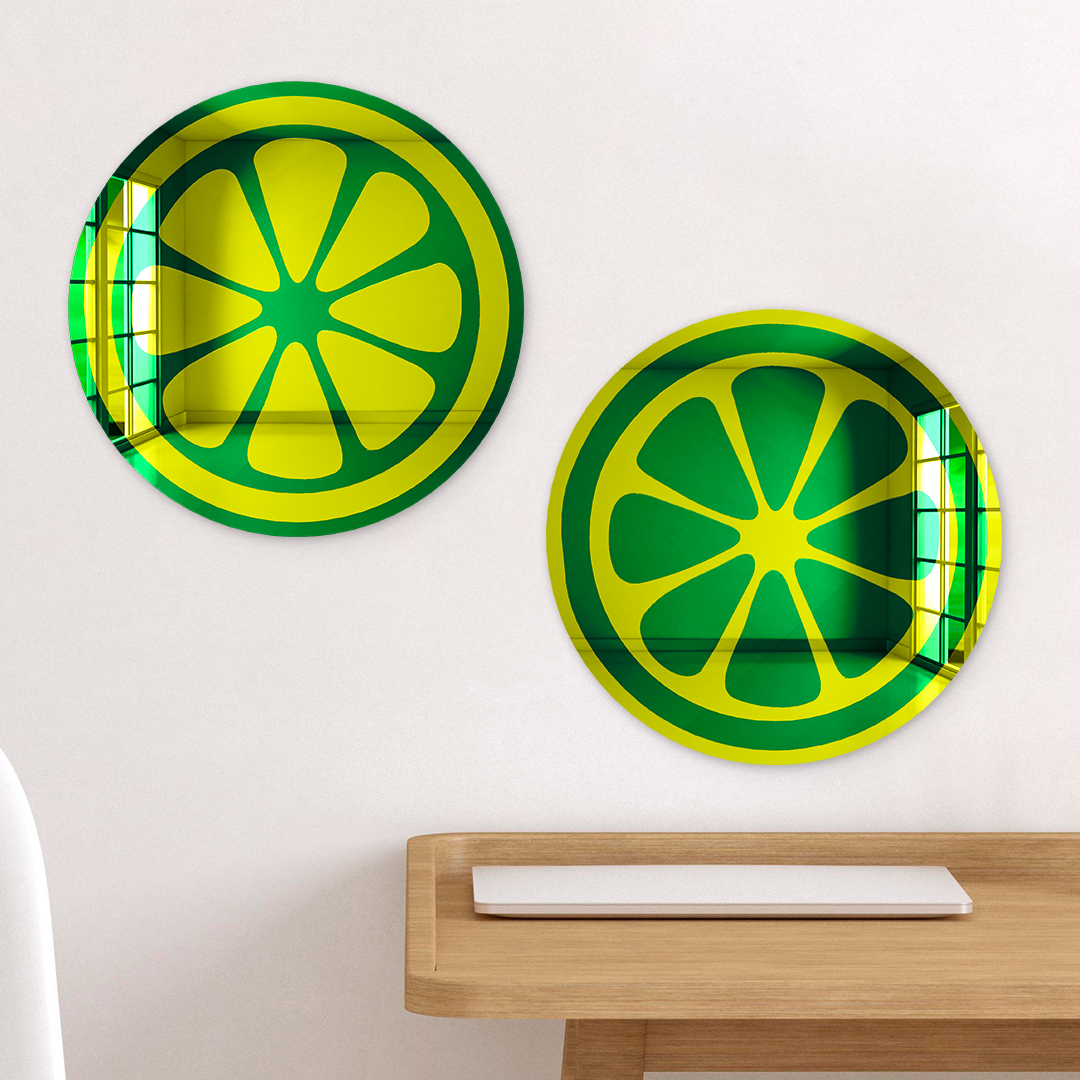 Lemon Lime Wall Decor | Cool Citrus Home Decor | 4ArtWorks