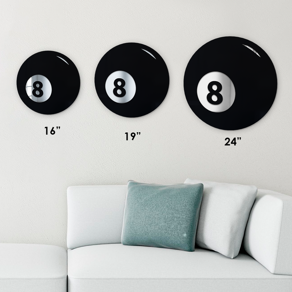 Magic 8 Ball 3D Wall Decor