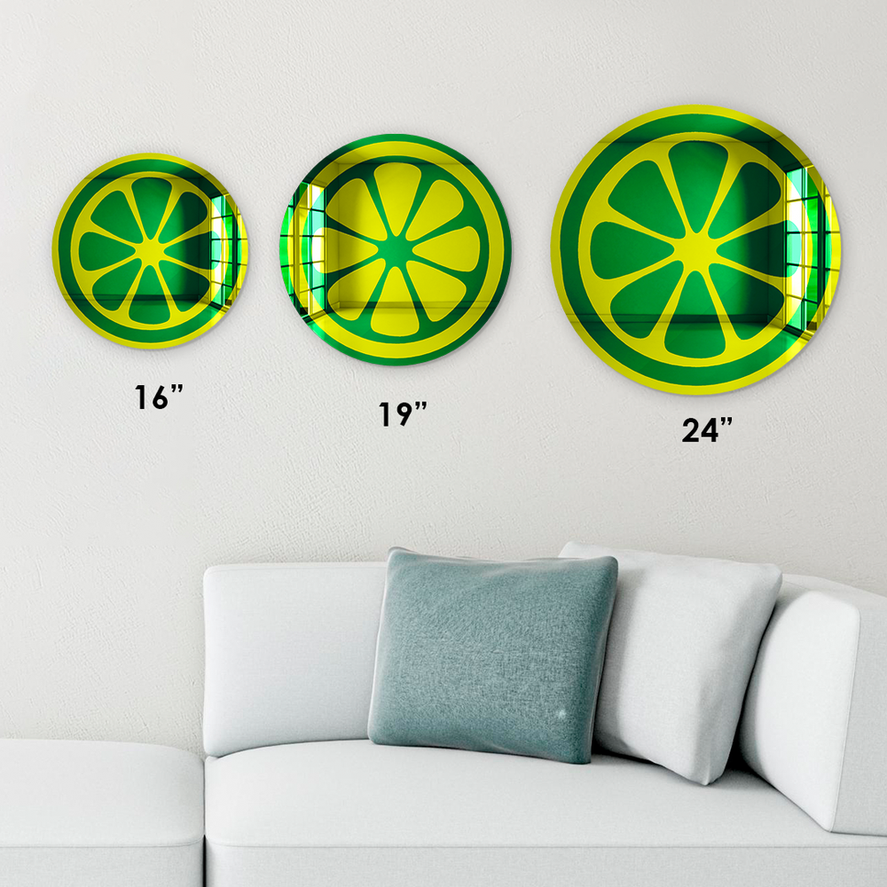 Lemon Lime Wall Decor | Cool Citrus Home Decor | 4ArtWorks