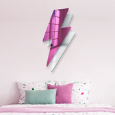 Lightning Bolt Mirror Wall Art | Thunderbolt Mirror | 4ArtWorks