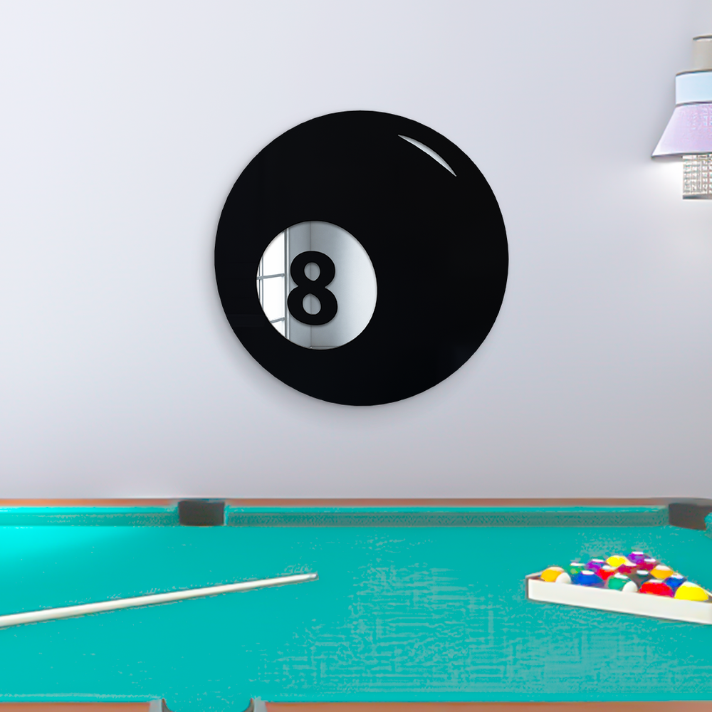 Magic 8 Ball 3D Wall Decor