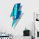 Lightning Bolt Mirror Wall Art | Thunderbolt Mirror | 4ArtWorks