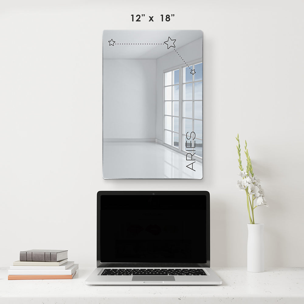 Aries Zodiac Sign Mirror