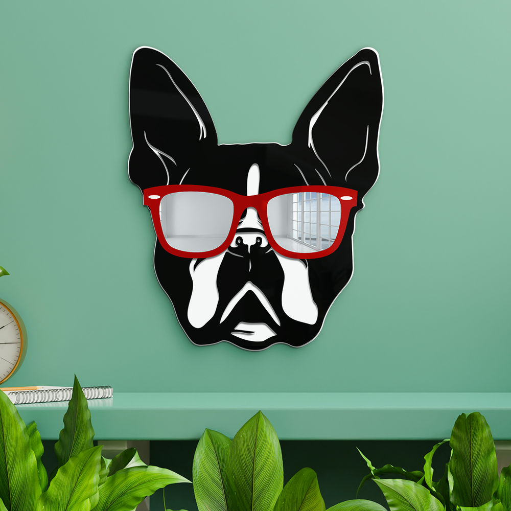 Cool Boston Terrier Wall Art | Modern Dog-Themed Home Decor | 4ArtWorks