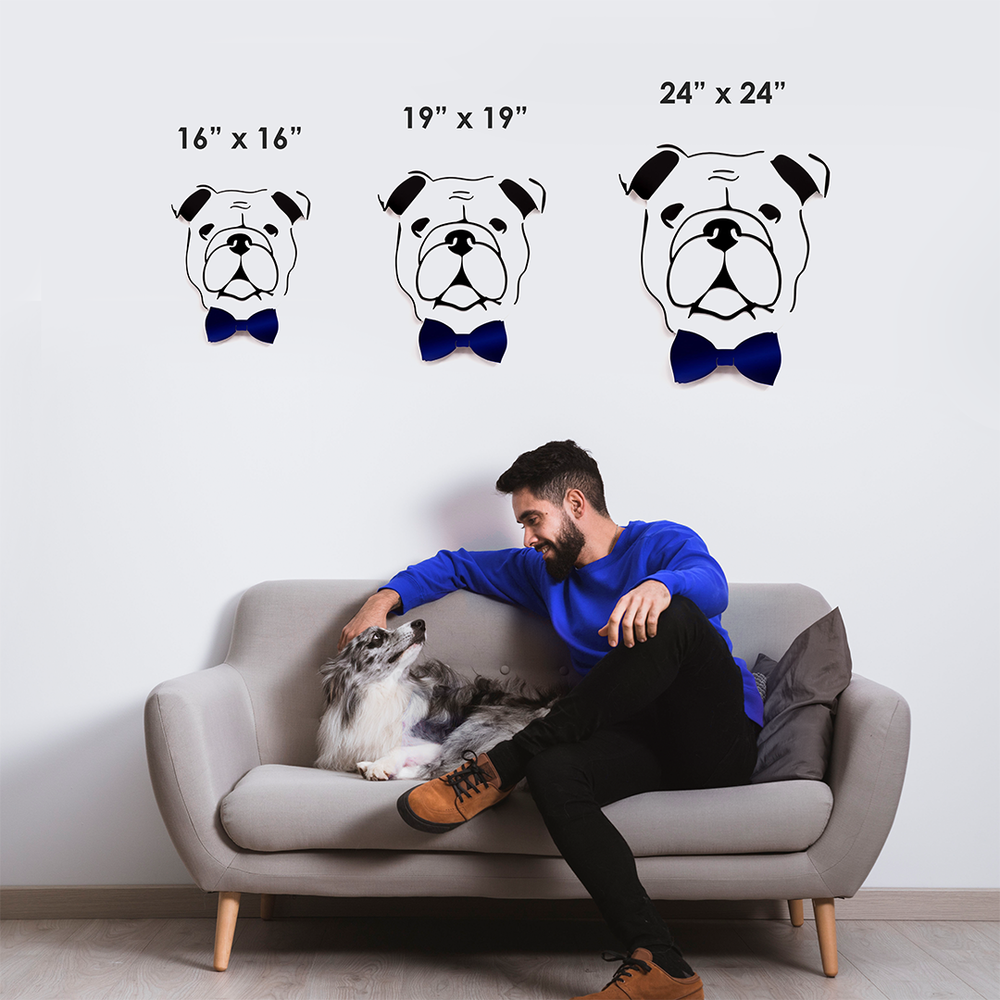 Cool Bulldog Wall Art | Modern & Playful Home Wall Decor | 4ArtWorks