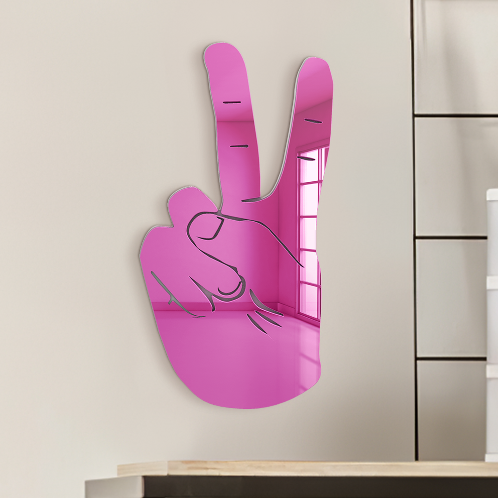 PEACE SIGN HAND SILHOUETTE | DORM DECOR | 4ARTWORKS
