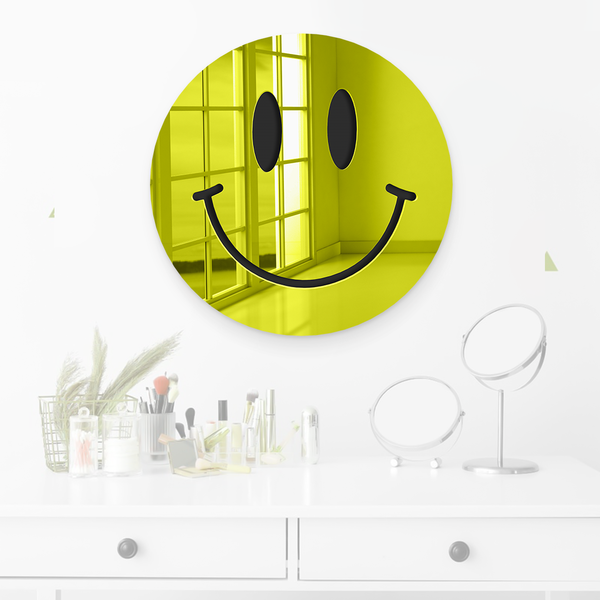 Happy Face Mirror Art | 4artworks
