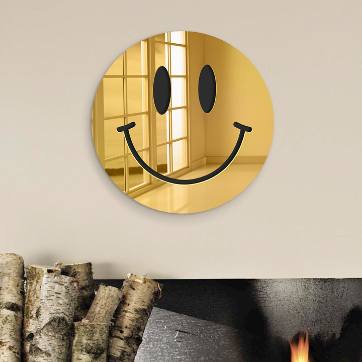 Happy Face Mirror Art | 4artworks