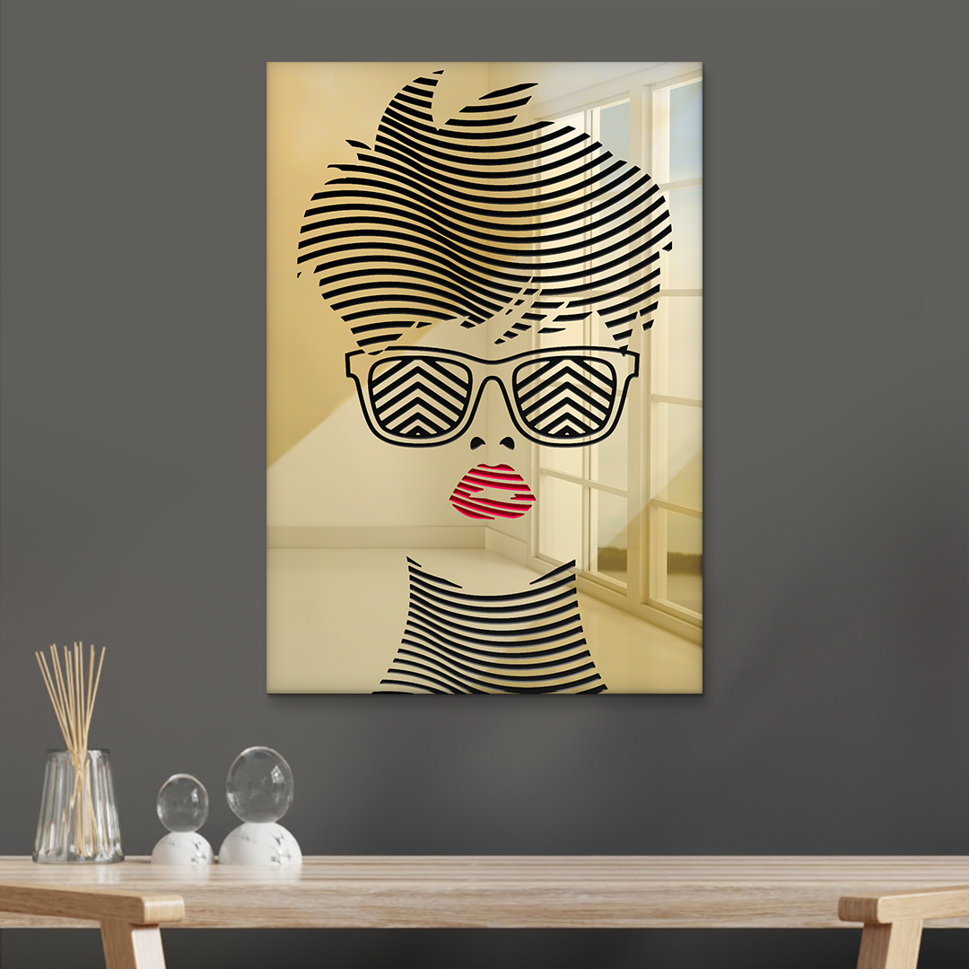 90s Retro Wall Art | Cool Decorative Wall Mirror