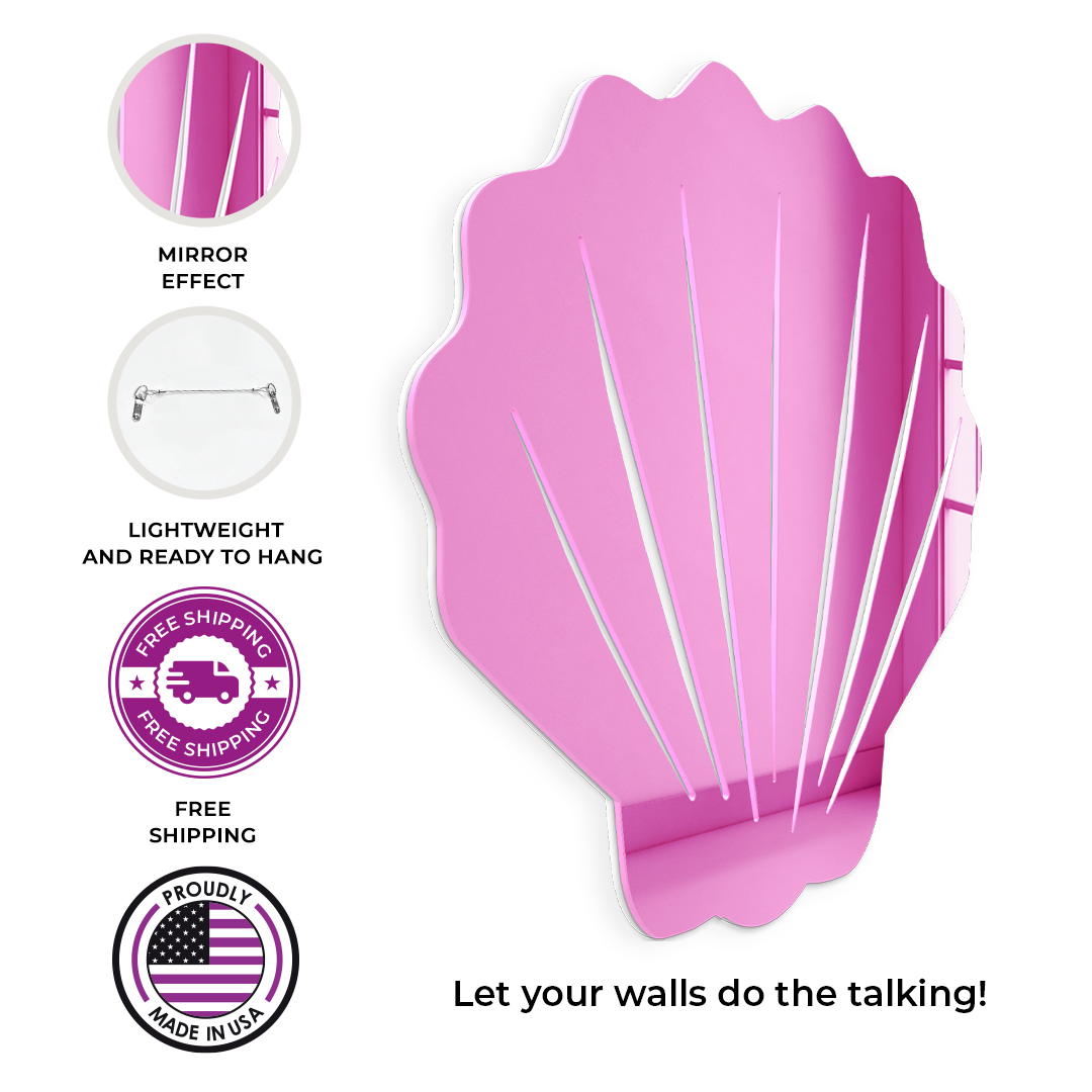 Sea Shell Decorative Wall Mirror | 4artworks